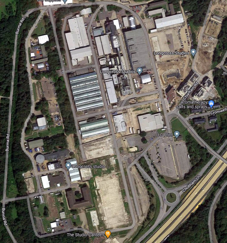 Longcross Film Studios - TV Studio History