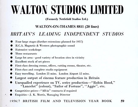 Walton Studios - TV Studio History